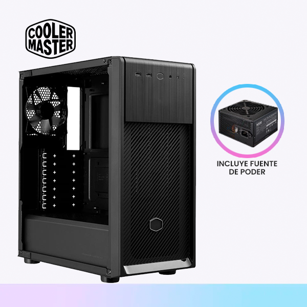 CASE COOLER MASTER C/ FUENTE 500W BLACK ( E500-KN5N50-S1) - Rayotec